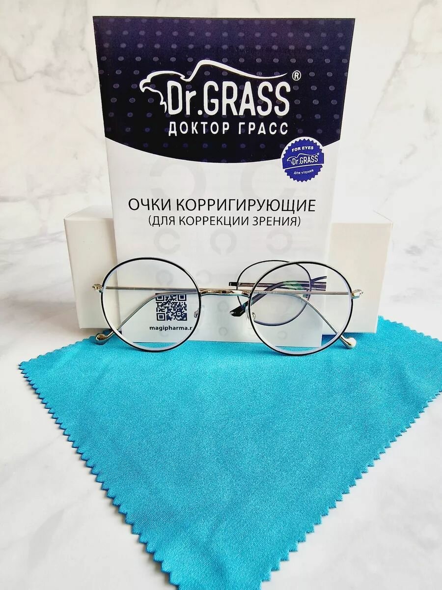 Очки корригирующие Доктор Грасс DG-GA0341-C3+300 компьютерные