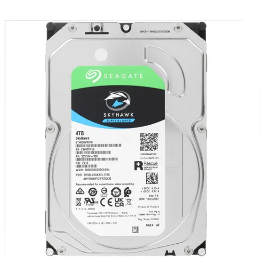Жесткий диск HDD 4Tb Seagate ST4000VX016 SATA-III Skyhawk