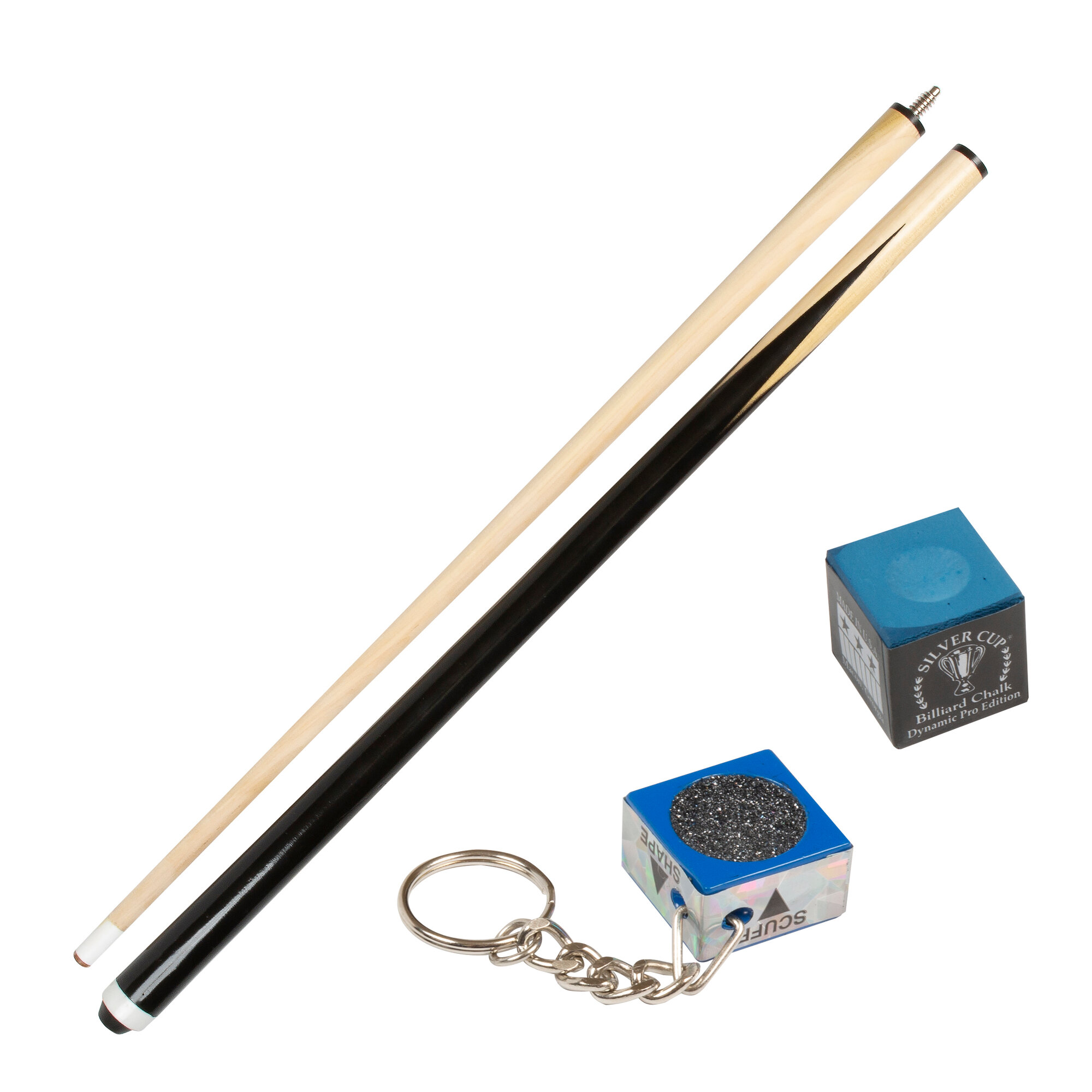 Набор: бильярдный кий 122 см (250 г) и аксессуары