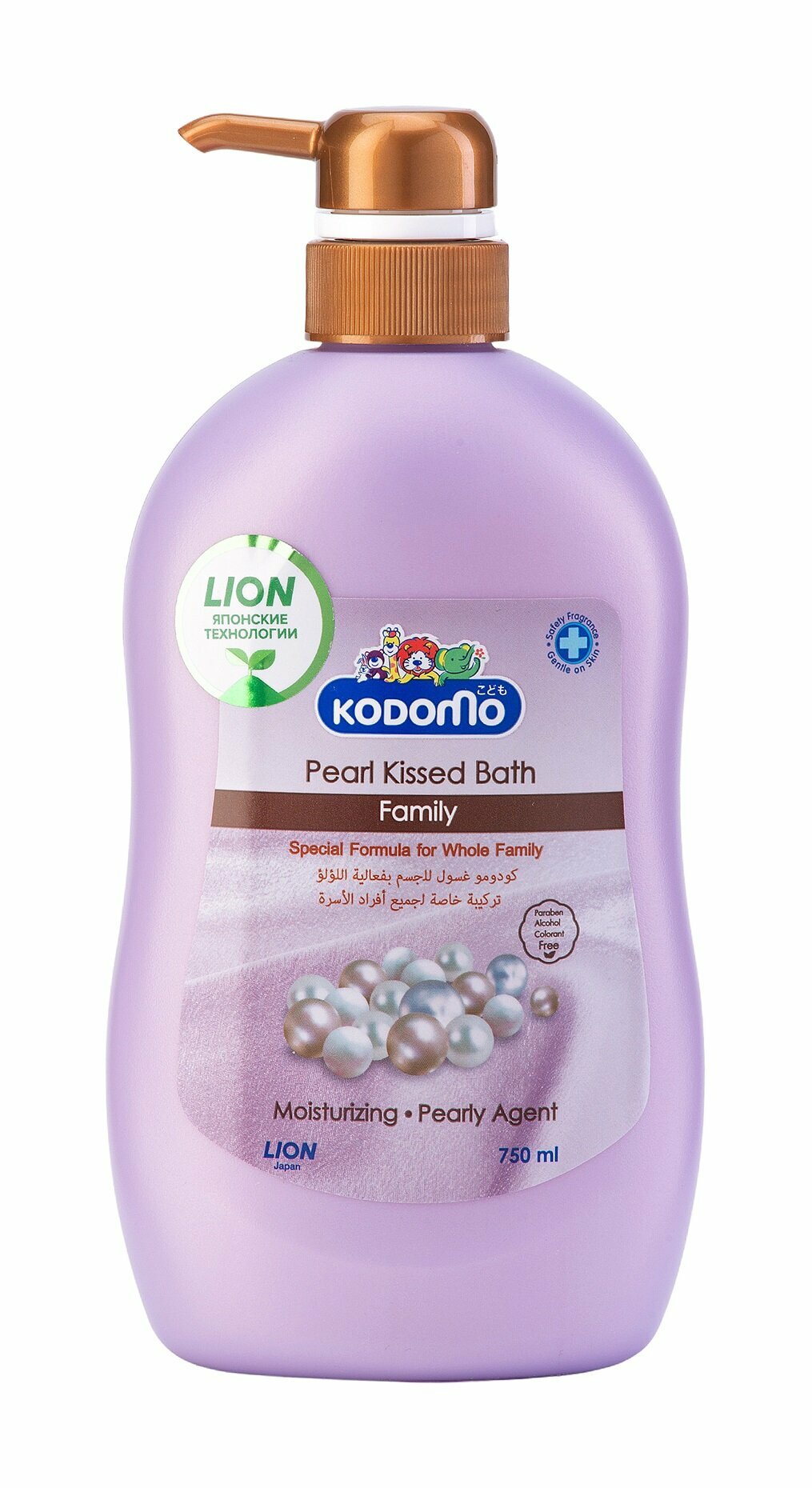LION Thailand Крем-гель для душа "Жемчужный поцелуй" 750 мл