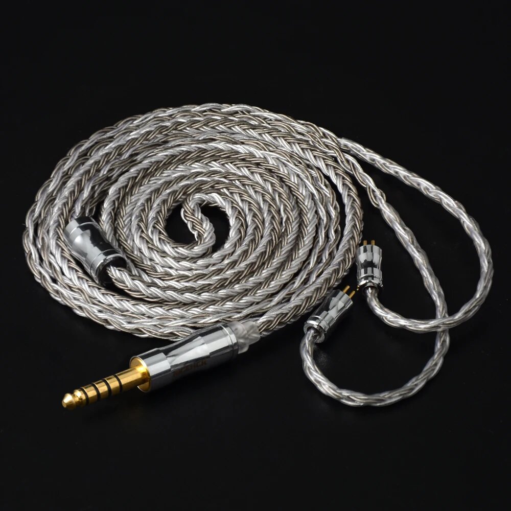 NICEHCK C16-4 серебряный аудиокабель для наушников 3.5mm With MMCX