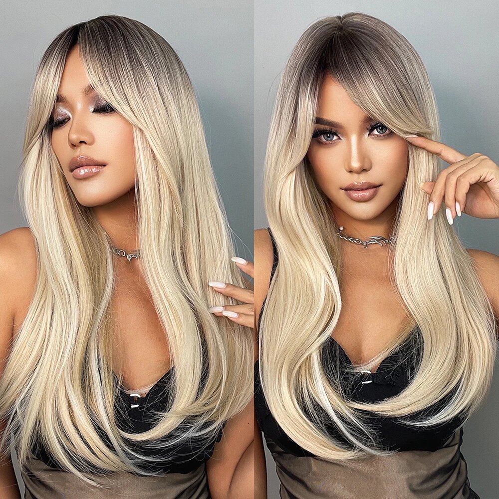 Синтетический парик EASIHAIR длинный прямой, цвет Wig-LC5227-1