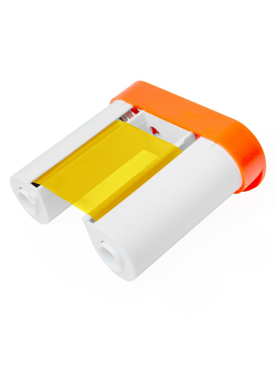 Желтый риббон Vell для принтера Puty PT-66DC, длина 25 м, ширина 50 мм {Vell-R5025YE} 1 шт