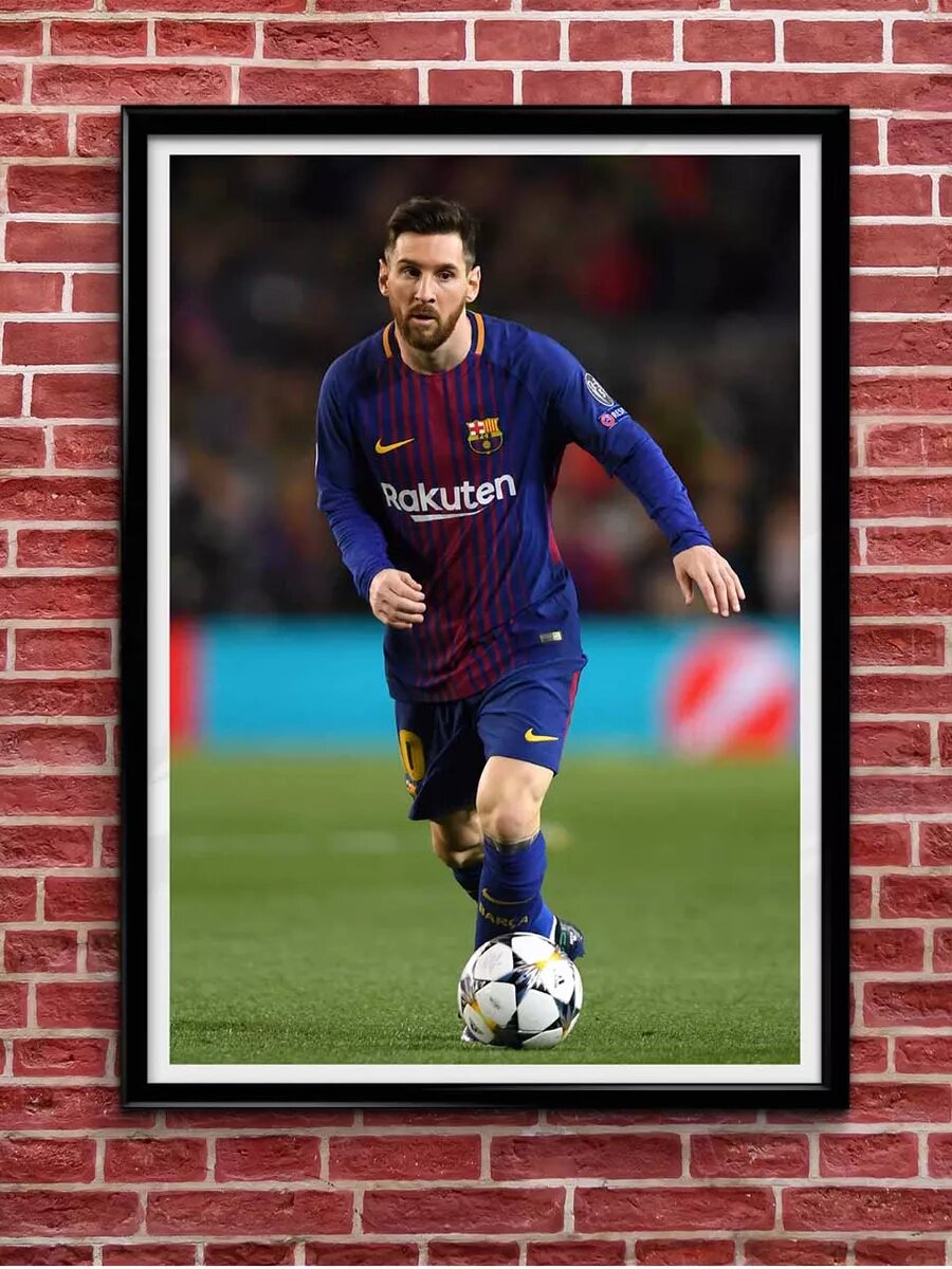 Плакат, Постер Месси, А3 (фотопанно, постер на стену)