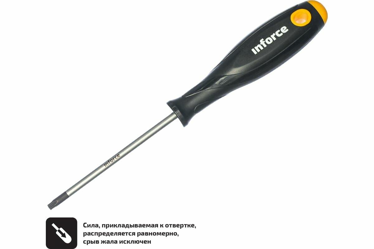 Отвертка TORX Inforce T25x100 06-09-69 для точной сборки и ремонта электроники
