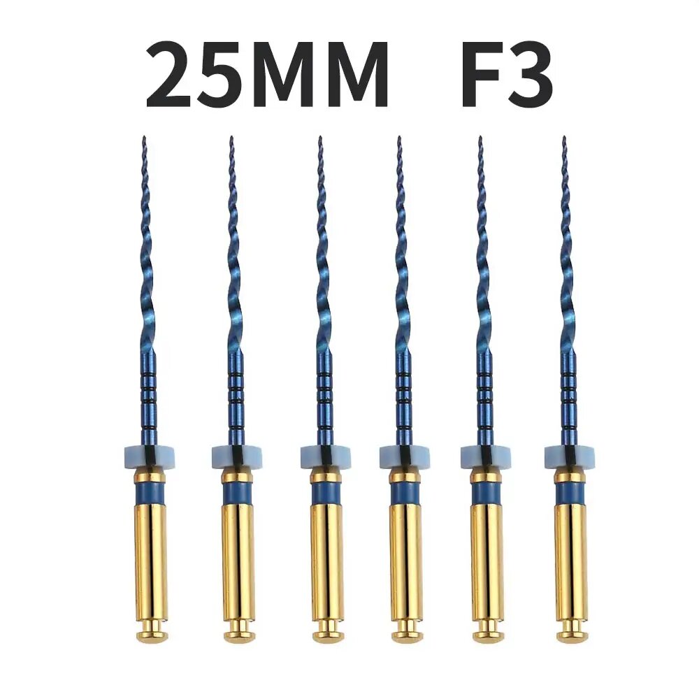 Glin Dental Rotary Super Files Синие эндодонтические файлы NITI 25MM F3