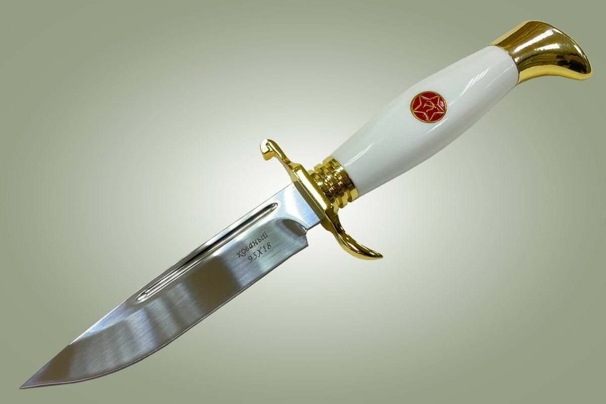 Нож разведчика финка НКВД 95х18 кованый