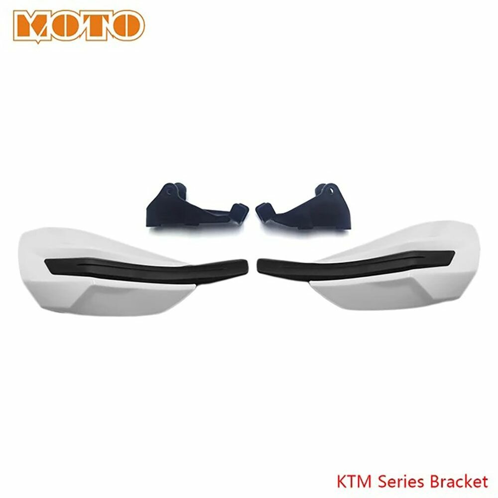 Защита рук мотоцикла K-02 крепления KTM HUSQVARNA, белая.