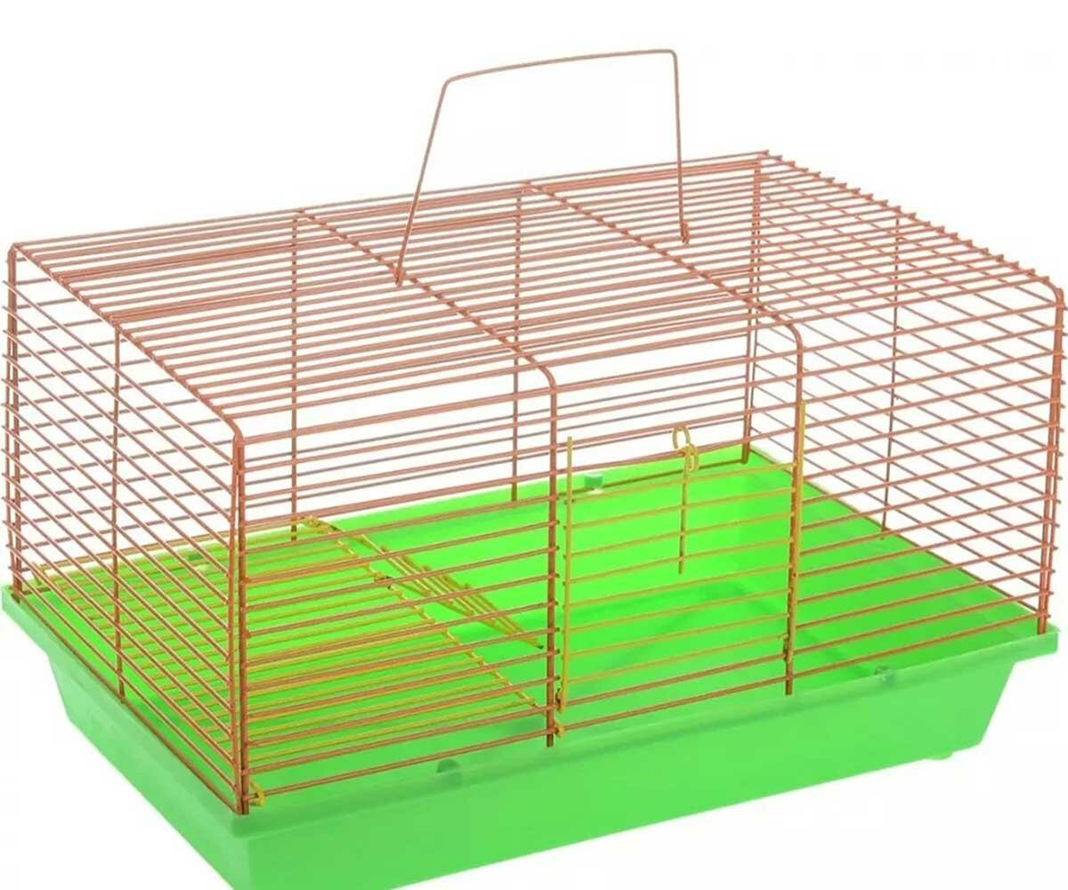 Клетка для грызунов зоомарк 2-х этажная 36*24*27см 120ж