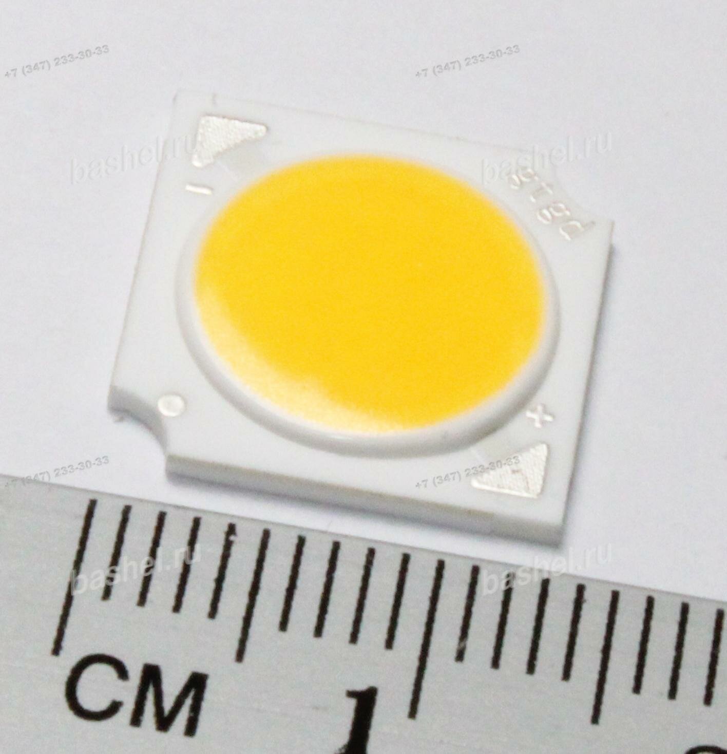 COB-5W 500Lm, 3000k, 320mA, 15-17V, 13x13x1.5mm ARPL-5W-GES-1313-WW Warm, Мощный светодиод, Arlight