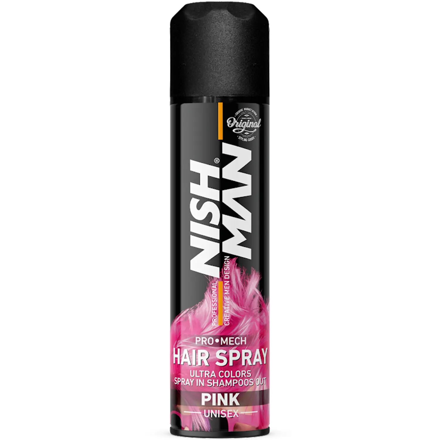 Цветной спрей для волос NISHMAN HAIR COLORING MECH SPRAY - PINK (розовый), 150 мл
