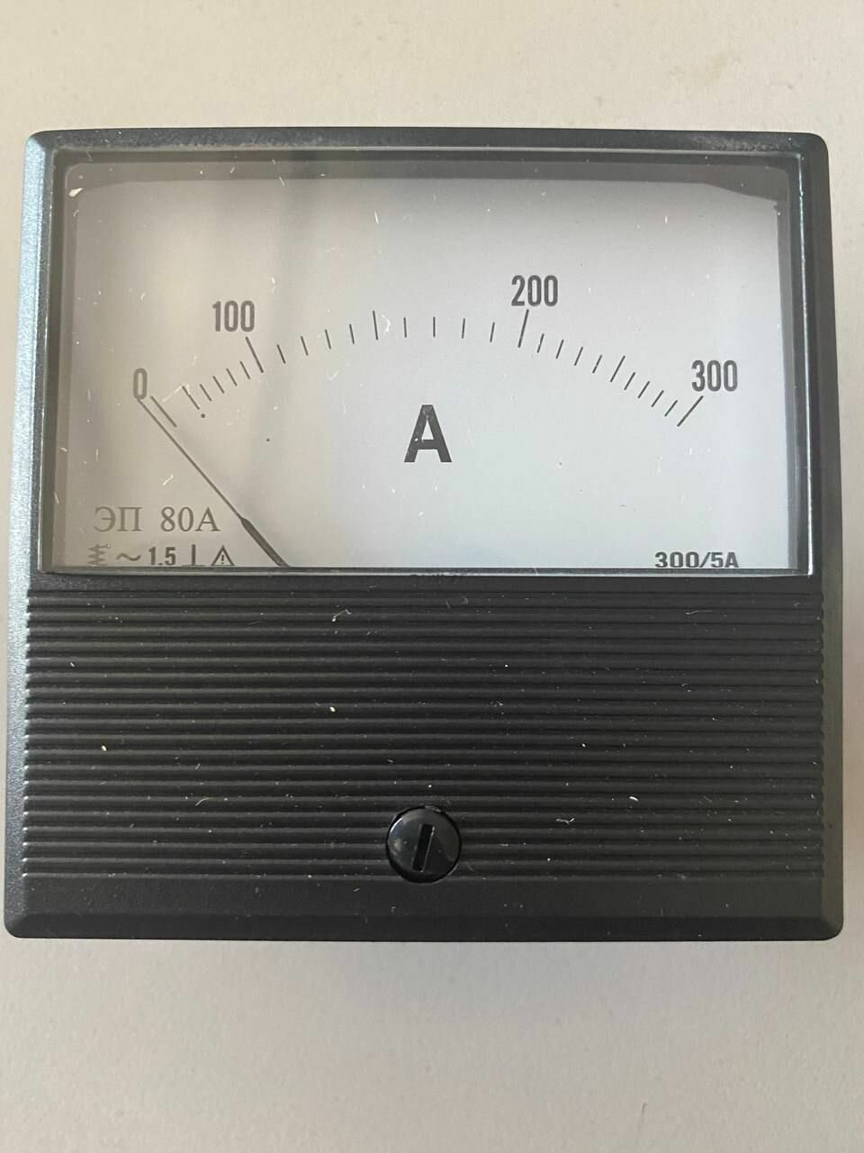 Амперметр ЭП 80 А; 300/5 A; 80x80x50