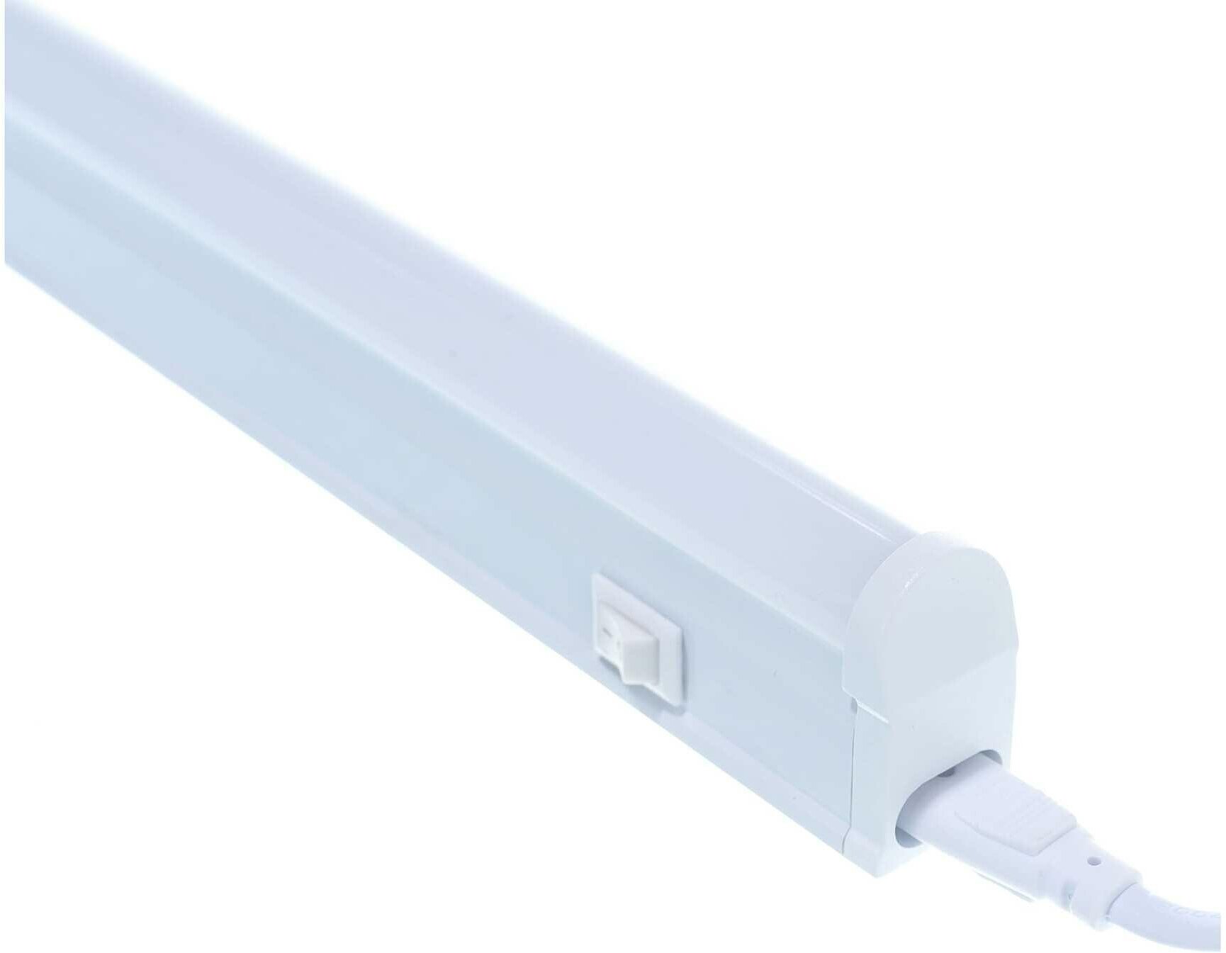 Линейный светодиодный светильник ЭРА LLED-01-12W-6500-W 12Вт 6500K L872мм с выключателем, Б0019780