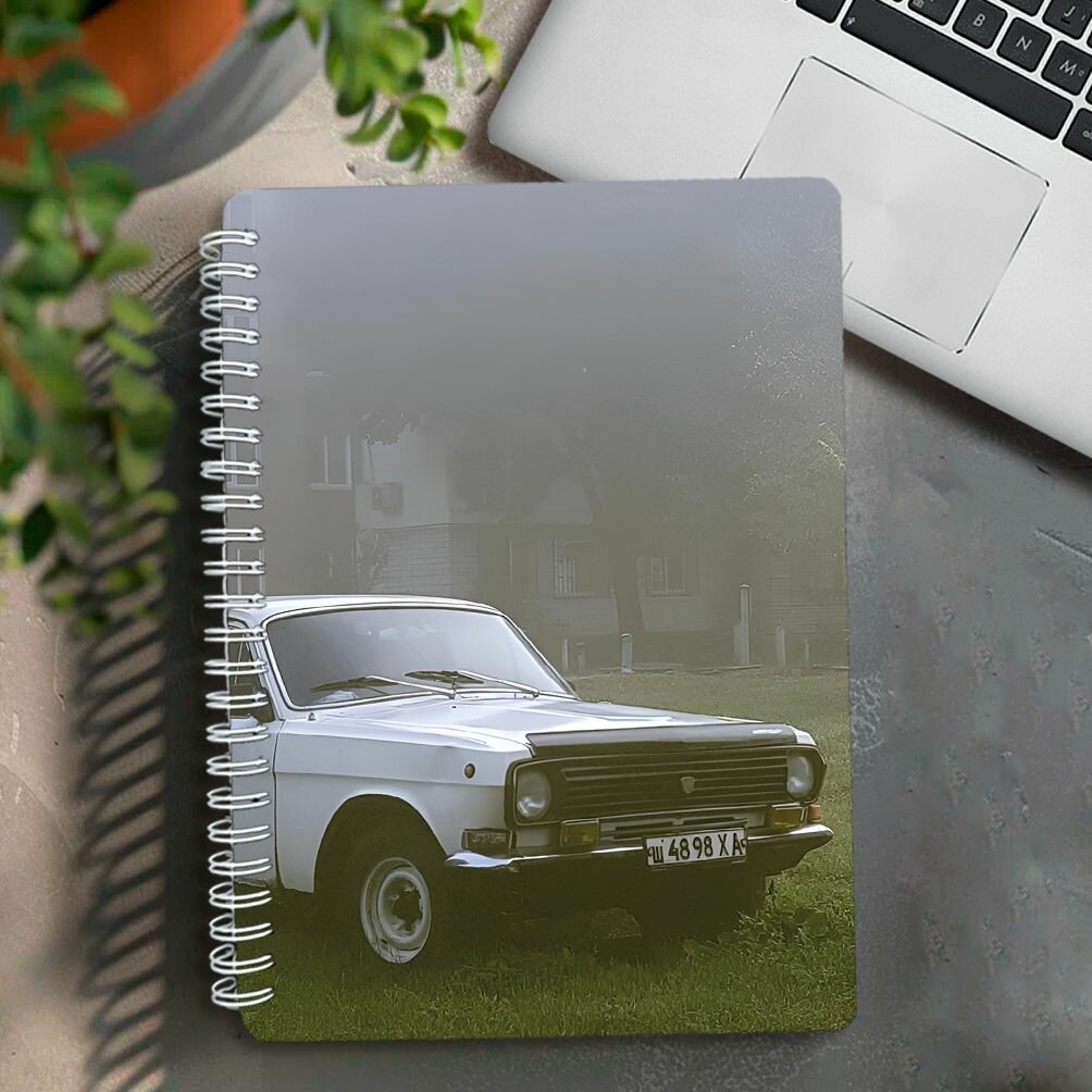 Блокнот для записей в клетку подарочный в твердой обложке А5 СССР