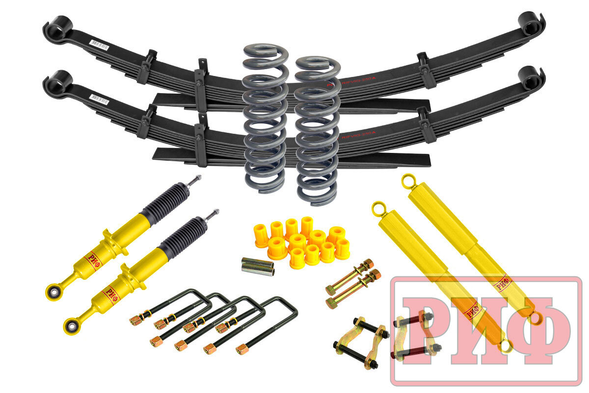 Лифт-комплект РИФ Toyota Hilux 2005-2014, Sollers ST6, Jac T6 лифт 30 мм мягкий Арт. RIF-VIG-A