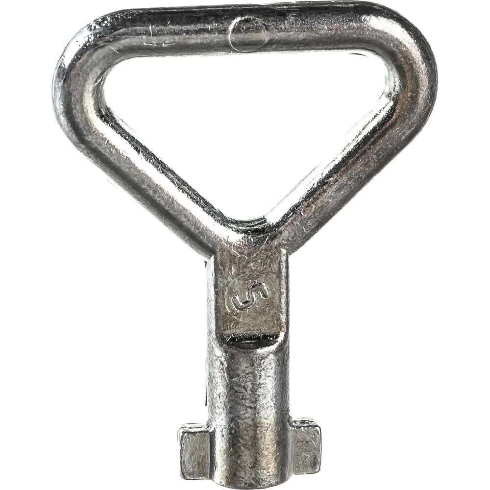 Ключ тризам с двумя бородками, D= 5 мм, H=46,5 мм, металл, покрытие цинк, К01.05.1.1 TRZ0025