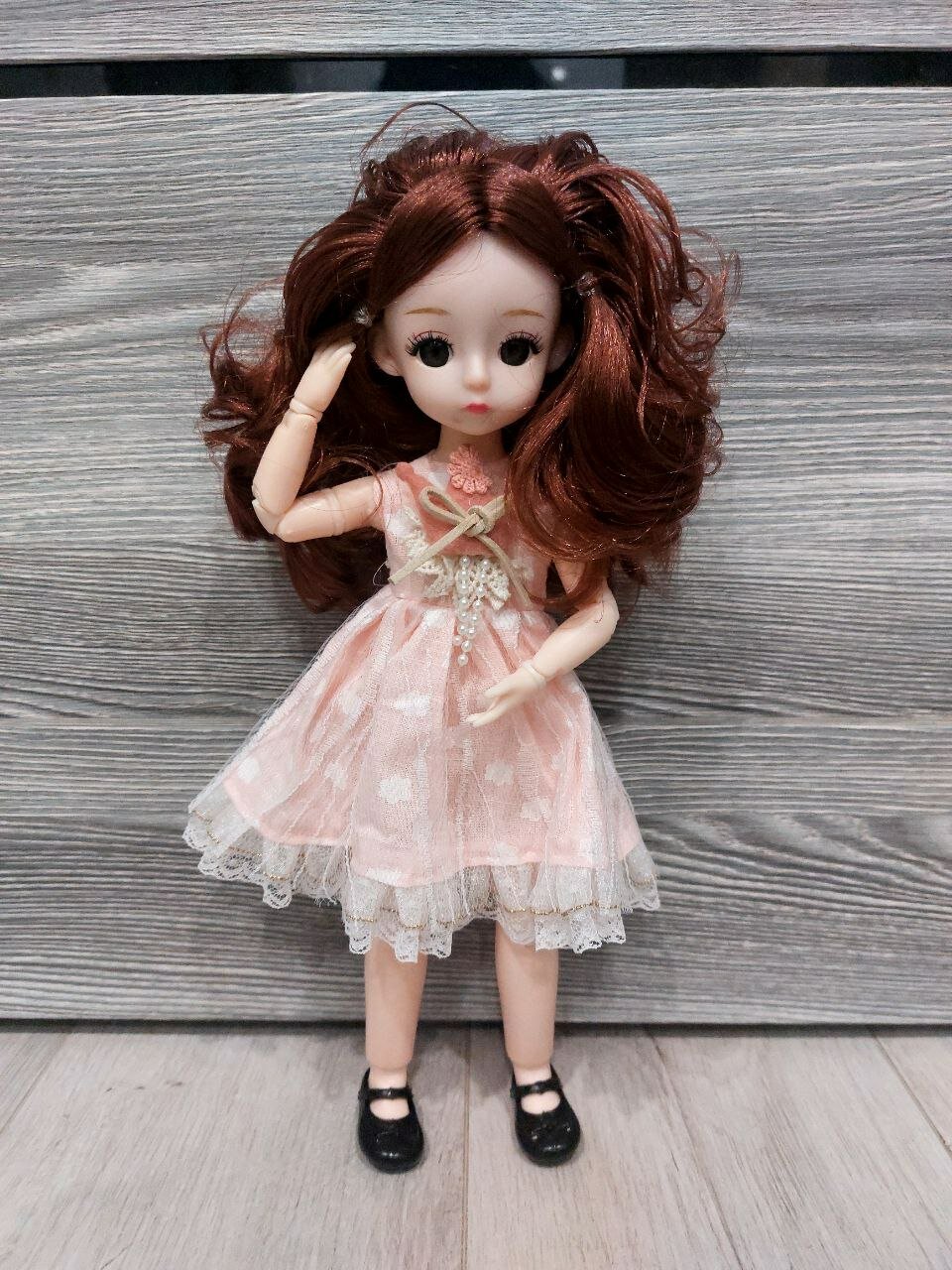 Кукла шарнирная коллекционная 30 см в подарочной упаковке