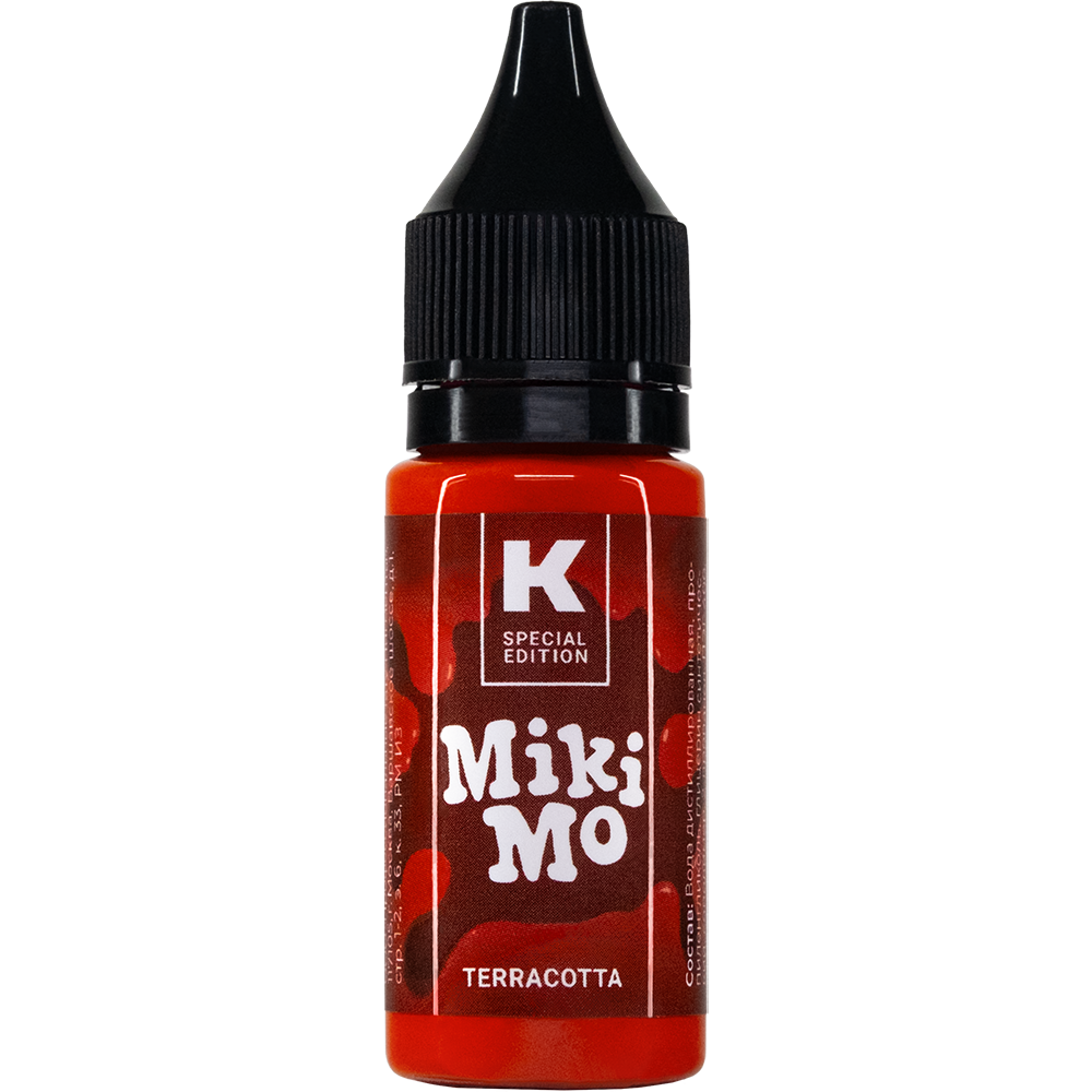 Краска Tattoo Ink - Miki Mo - Terracotta, пигмент для тату 15 мл