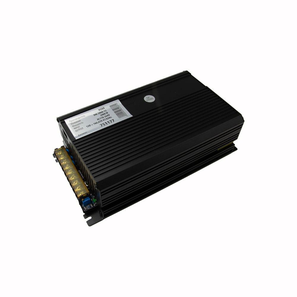 Источник напряжения ShopLEDs Блок питания DM-2000-12 (12V, 2000W, 166.7A, IP20)