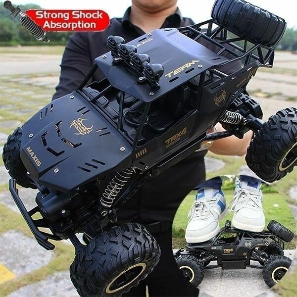 1:16 высокоскоростной внедорожный грузовик с дистанционным управлением 4wd, радиоуправляемая электронная рок-гусеничная машина