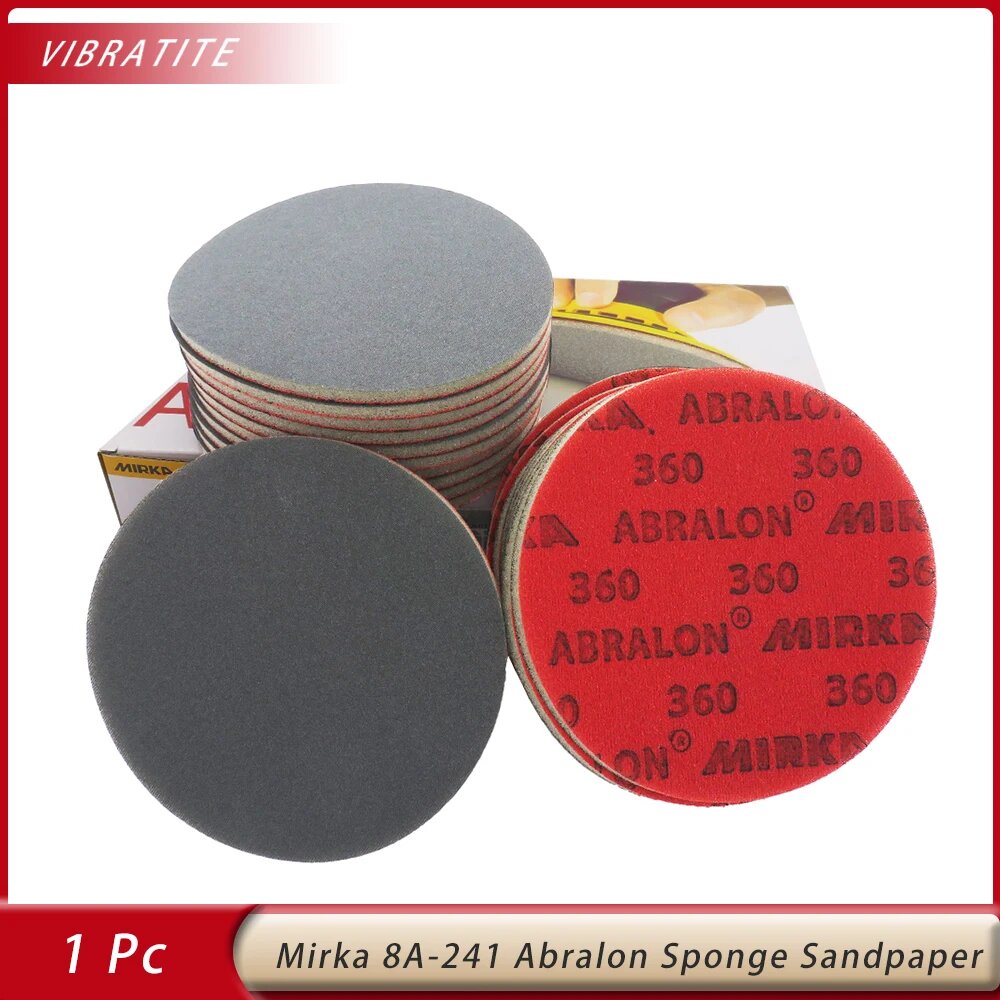 Mirka Abralon 6 дюймовый шлифовальный диск 8A-241 180-4000 зернистость 5inch(125mm), 2000