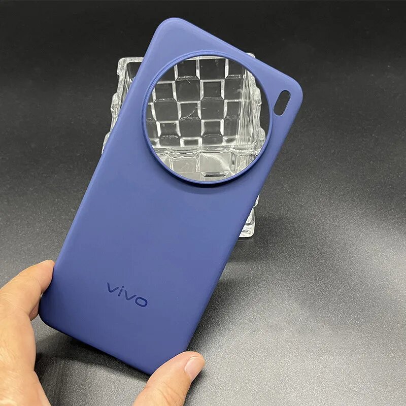 Оригинальный мягкий чехол для Vivo X200/X200 Pro/X200 Pro Mini, ультратонкий, тонкий, противоударный, матовый, прозрачная задняя крышка
