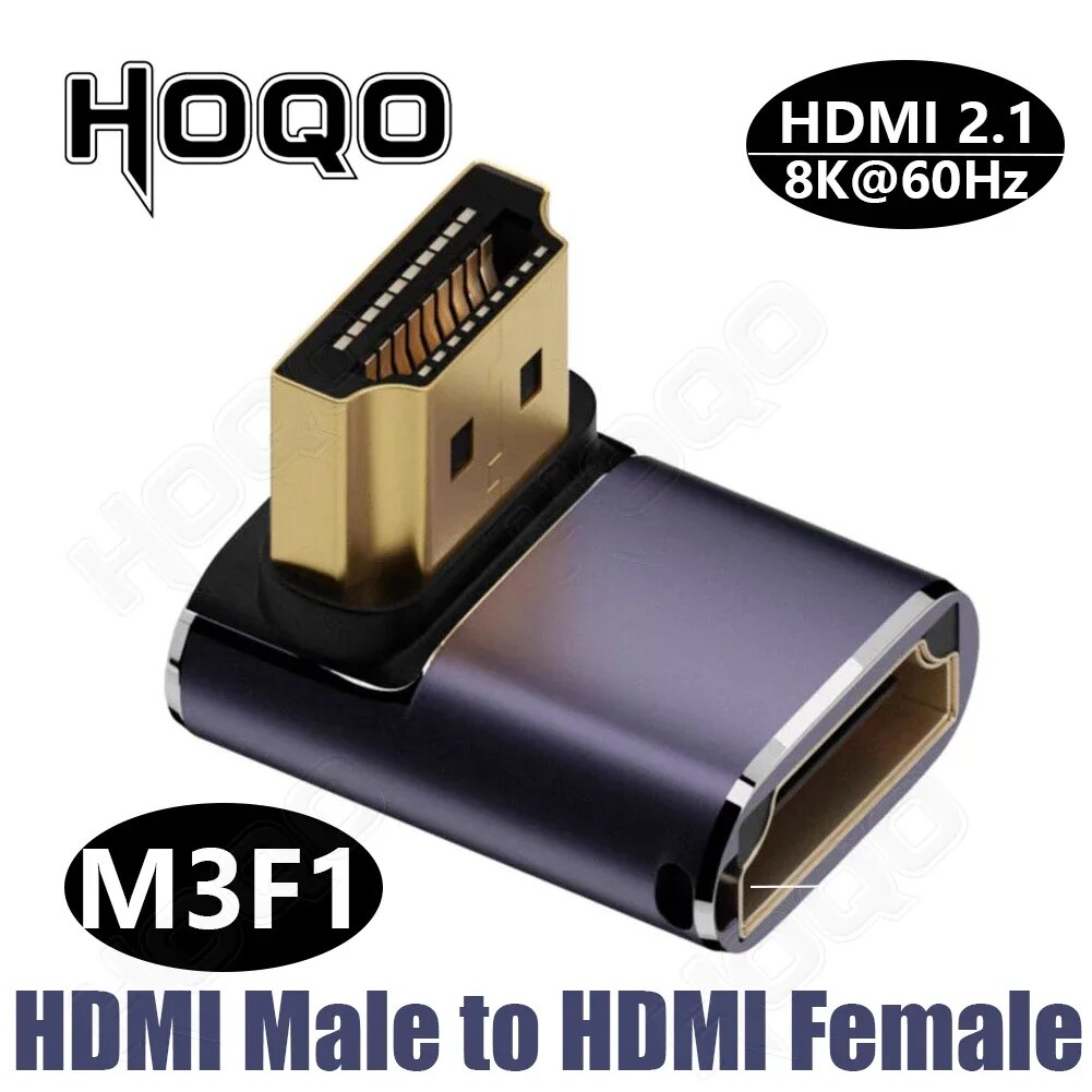 HDMI угловой адаптер 90 градусов 8K 4K 7