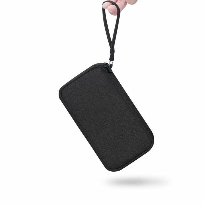Чехол для SSD и кабелей, ударопрочный и портативный, Черный