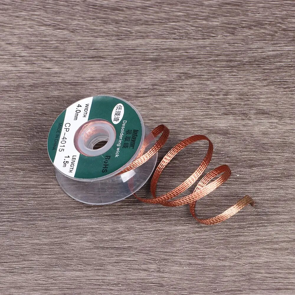 Медная оплетка для удаления олова 3,5 мм х 1,5 м/2,5 мм х 1,5 м/2,0 мм х 1,5 м/3,0 мм х 1.5mm x 1.5M