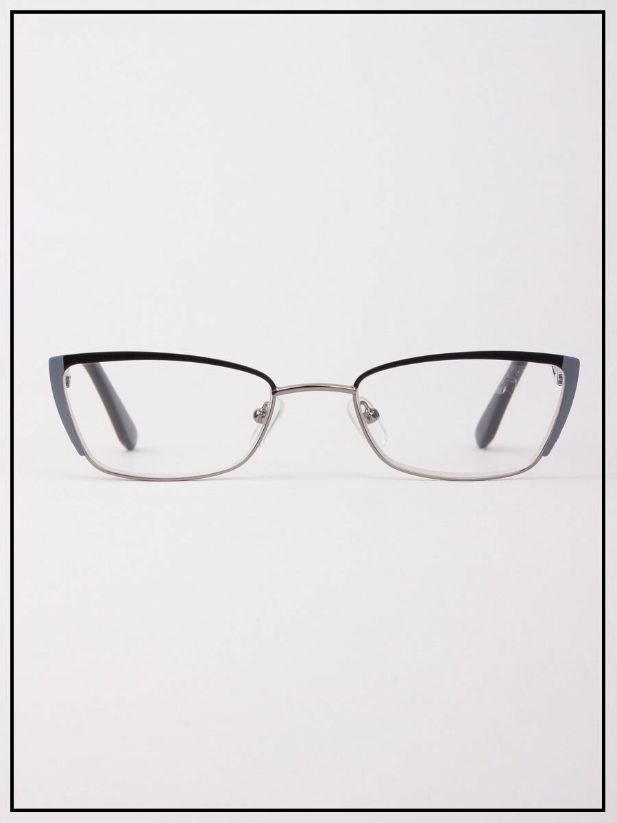 Очки для зрения -4,5 -4.5, форма кошачий глаз, металлические, женские