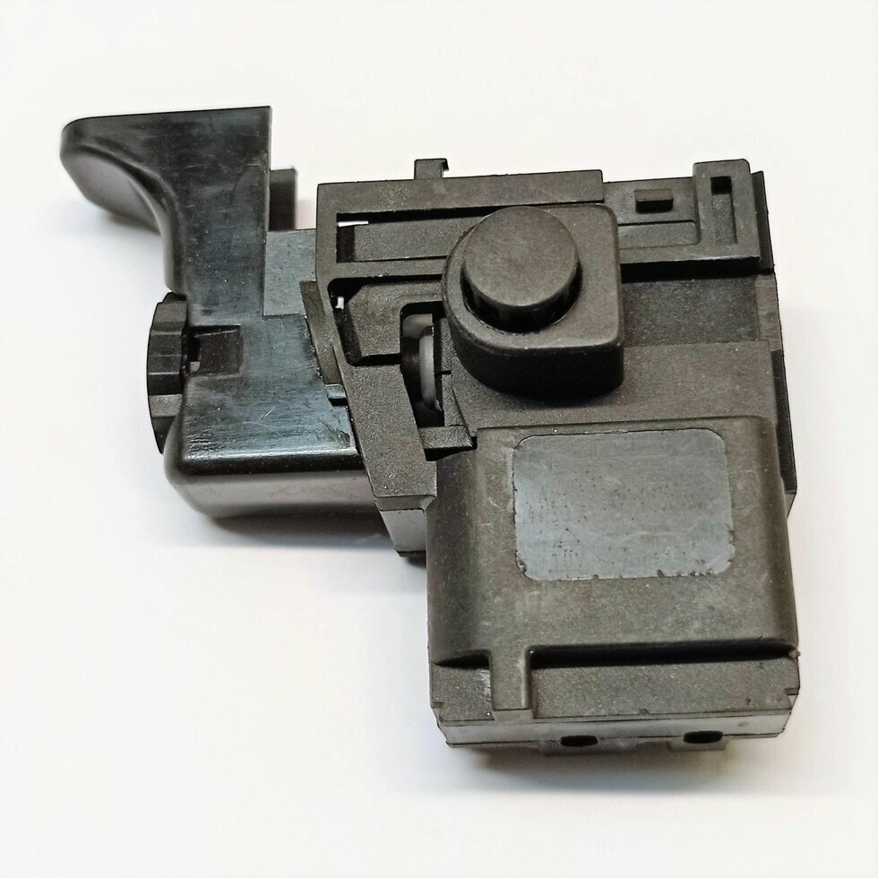 Выключатель лобзика Калибр ЛЭМ-600Ем кнопка FA2-4/2BEK-2 FA2-5/1BEK 3А 250В с фиксатором и регулятором оборотов