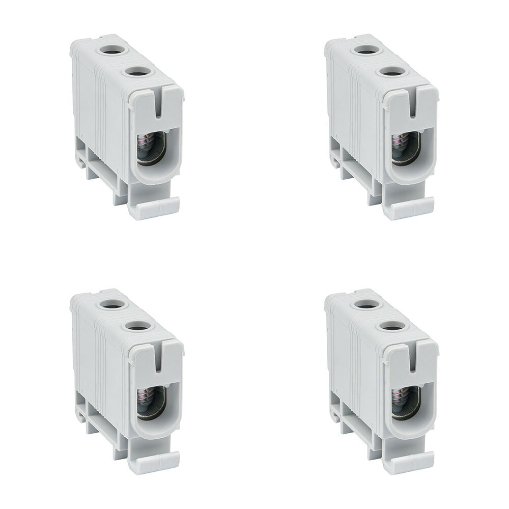 Клемма на 2 провода КСВ 16-50 2,5-50 кв. мм с пастой (4 шт.)