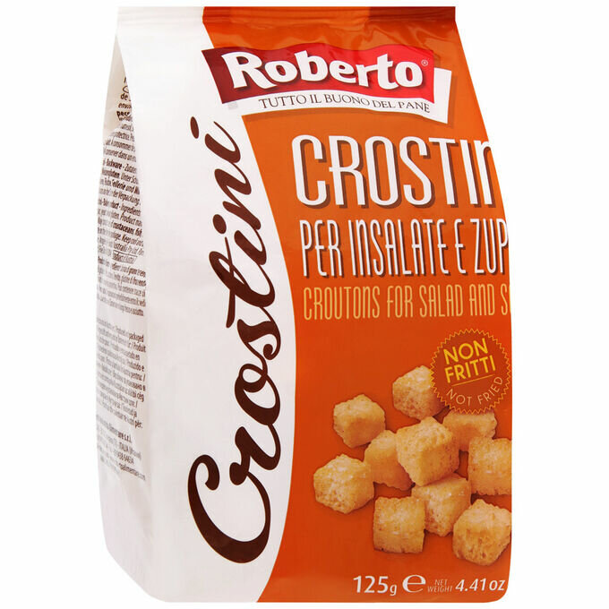 Сухарики Roberto для супов и салатов /пакет/ 125г