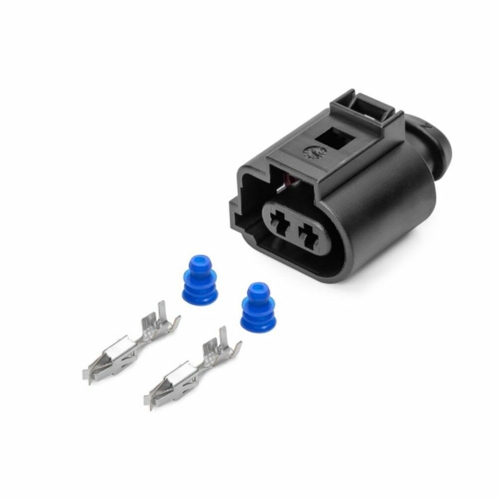 Разъем 1J0973722A (2 pin) 2 контакта к электромагнитному клапану, омывателю фар для Audi, Seat, Skoda, VW, Cargen AX6752S