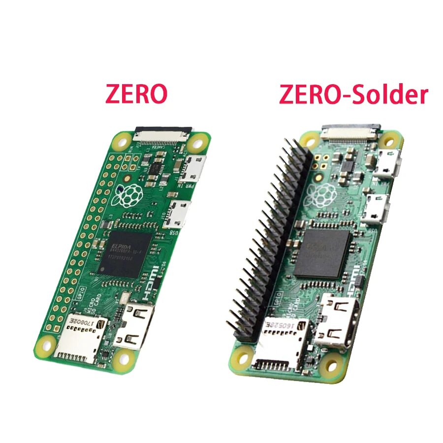 Raspberry Pi Zero v1.3 с паяной головкой Only Board, Zero-Solder