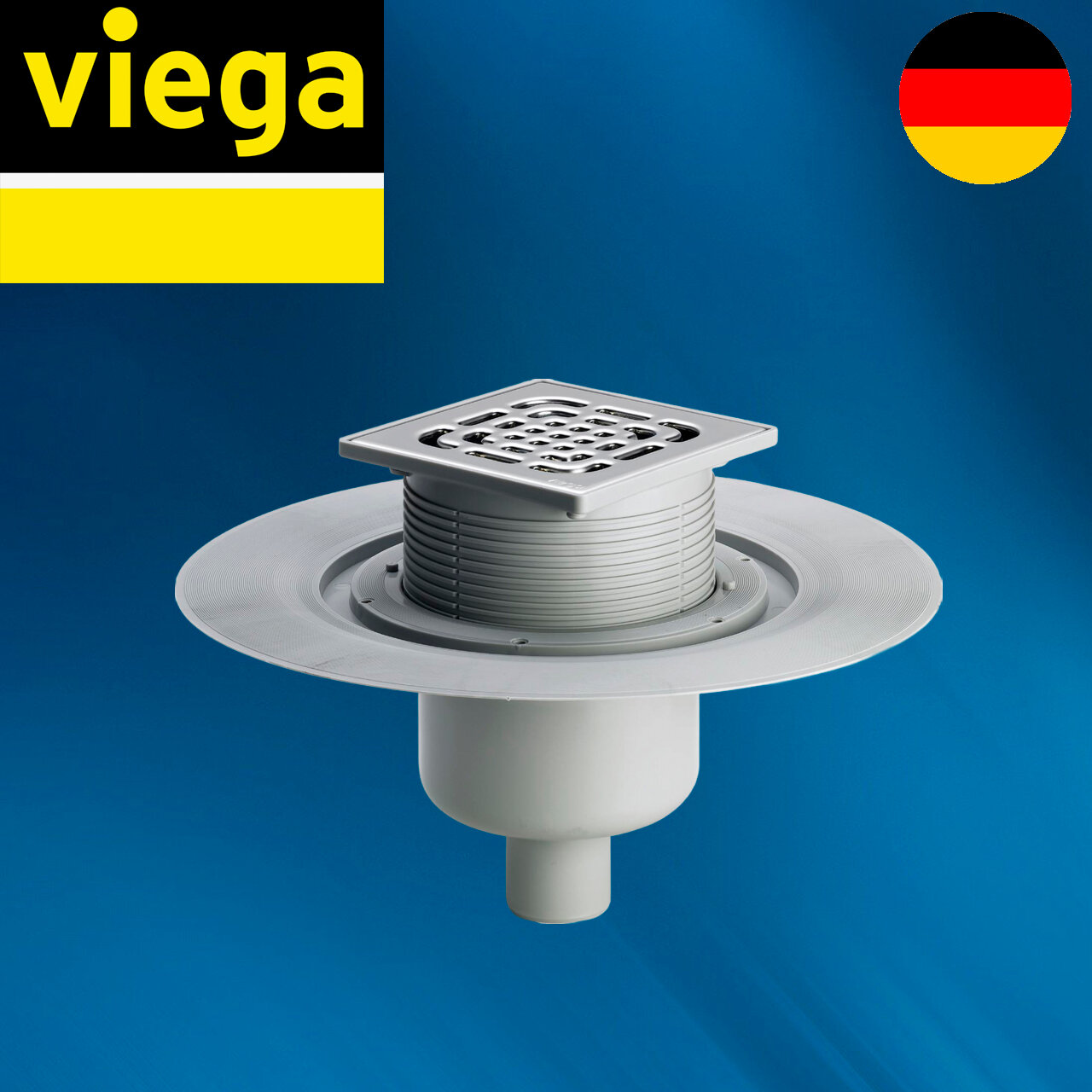 557188 VIEGA Trap Сифон для душа, трап, цвет нержавеющая сталь