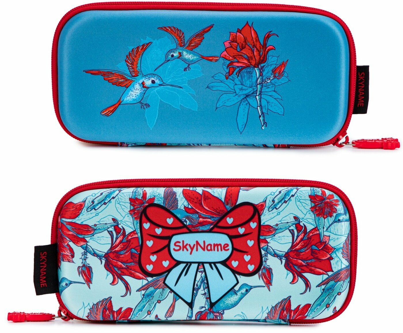 Пенал школьный для девочек 1 класс жесткий SkyName (СкайНейм)