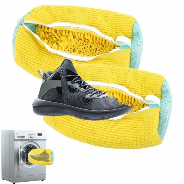 Многоразовый мешок для стирки обуви с застежкой-молнией