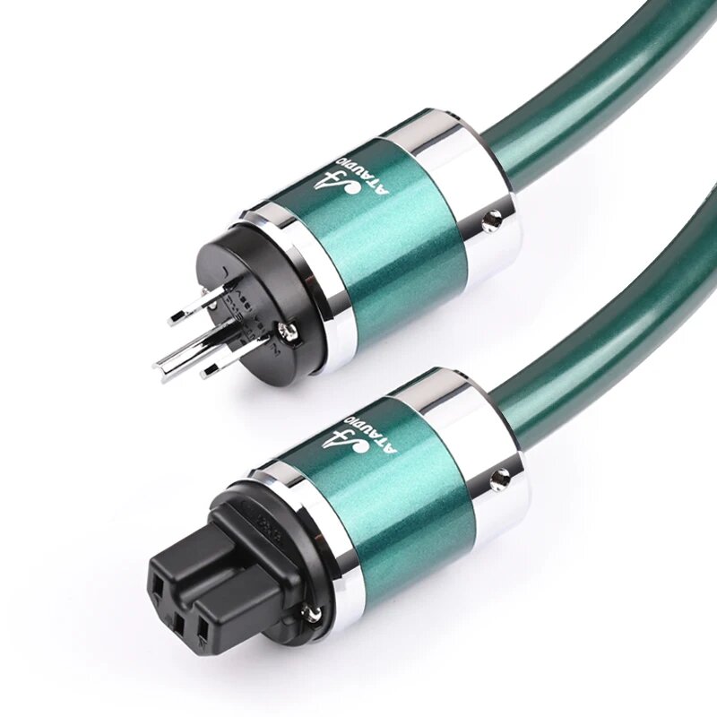 Hi-Fi медный кабель питания OCC ATAUDIO для декодера и усилителя US POWER CABLE, 3 м