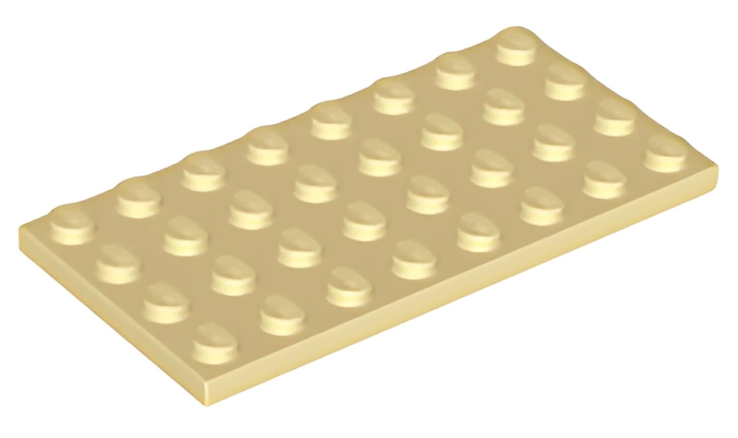 Деталь LEGO Plate 4 x 8 3035 Tan U