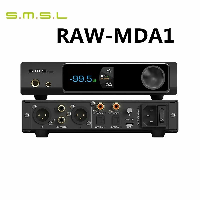 SMSL RAW-MDA1 двойной ES9039Q2M декодер поддержка MQA MQA-CD LDAC Bluetooth 5,1 Привет-res ЦАП с пультом дистанционного управления