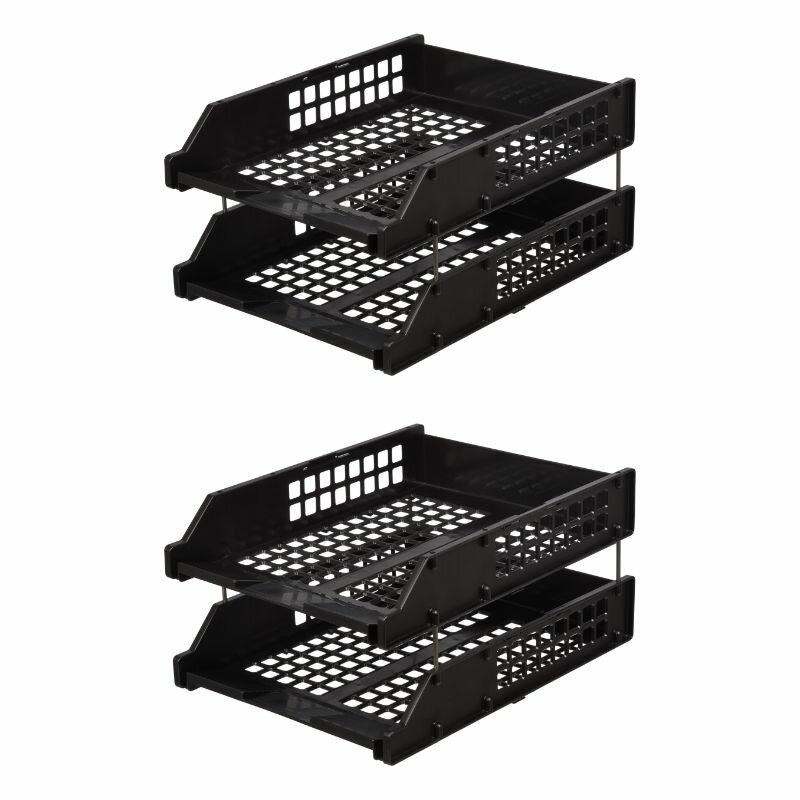 Стамм Лоток горизонтальный, Strong, 2 секции, на металлических стержнях, 2 шт.