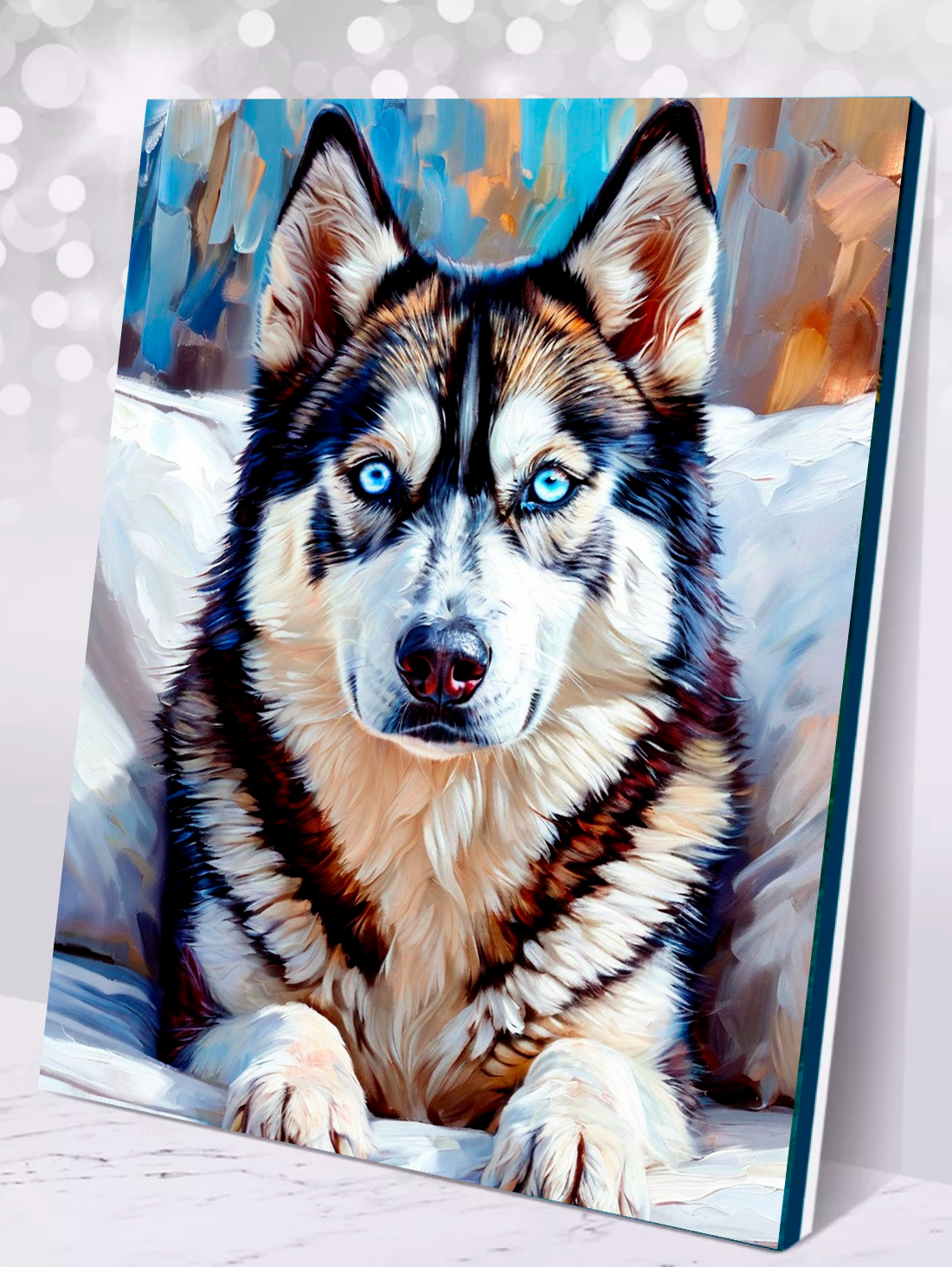 Картина по номерам "Хаски" 40х50 см, хлопковый холст на подрамнике, акрил, АртТойс