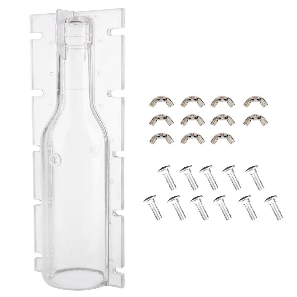 Прозрачная пластиковая форма для свечей своими руками, термостойкая форма для свадебных свечей в форме бутылки