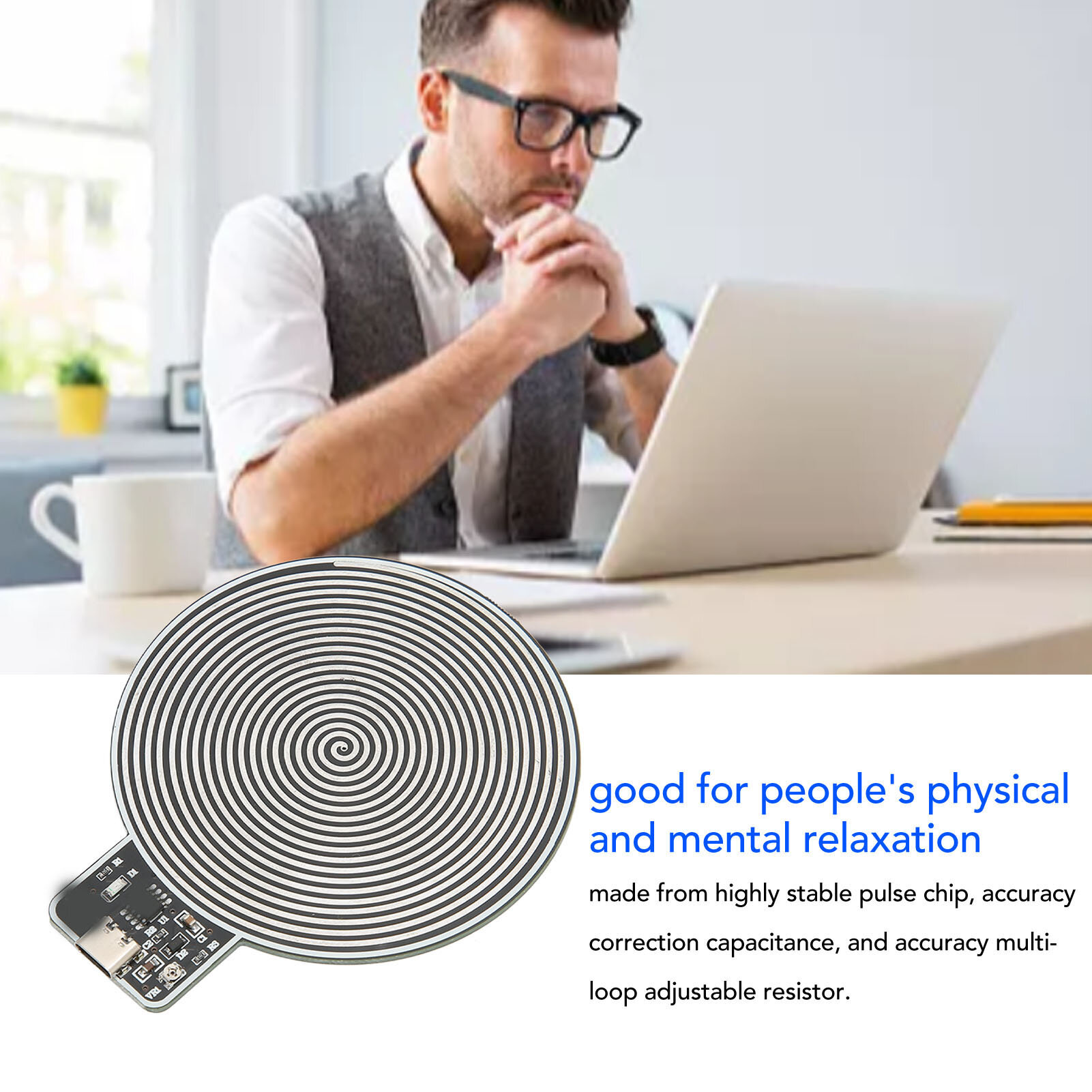 Генератор волн Шумана 7.83 Гц, сверхнизкочастотный импульсный чип для улучшения сна