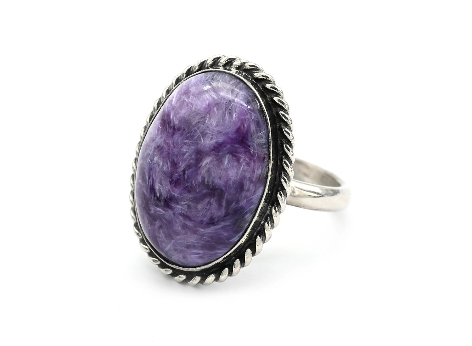 Кольцо, чароит