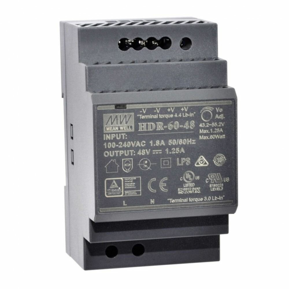 Источник питания AC/DC Mean Well HDR-60-48