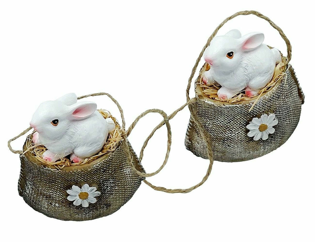 Пасхальное украшение, полистоун, 9 см, подвеска, Breitner