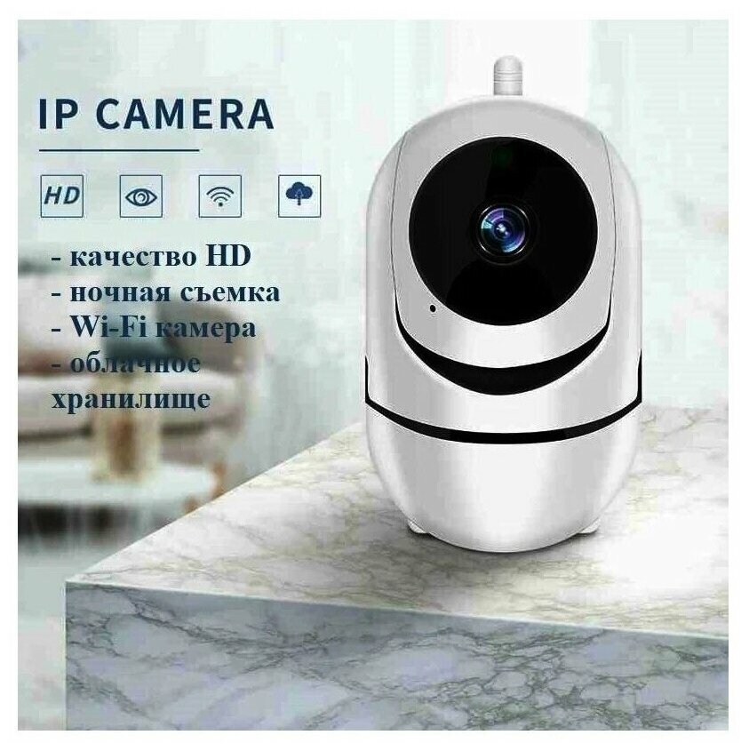 Камера видеонаблюдения Luoweite IP360Eyes, поворотная, WiFi, с микрофоном