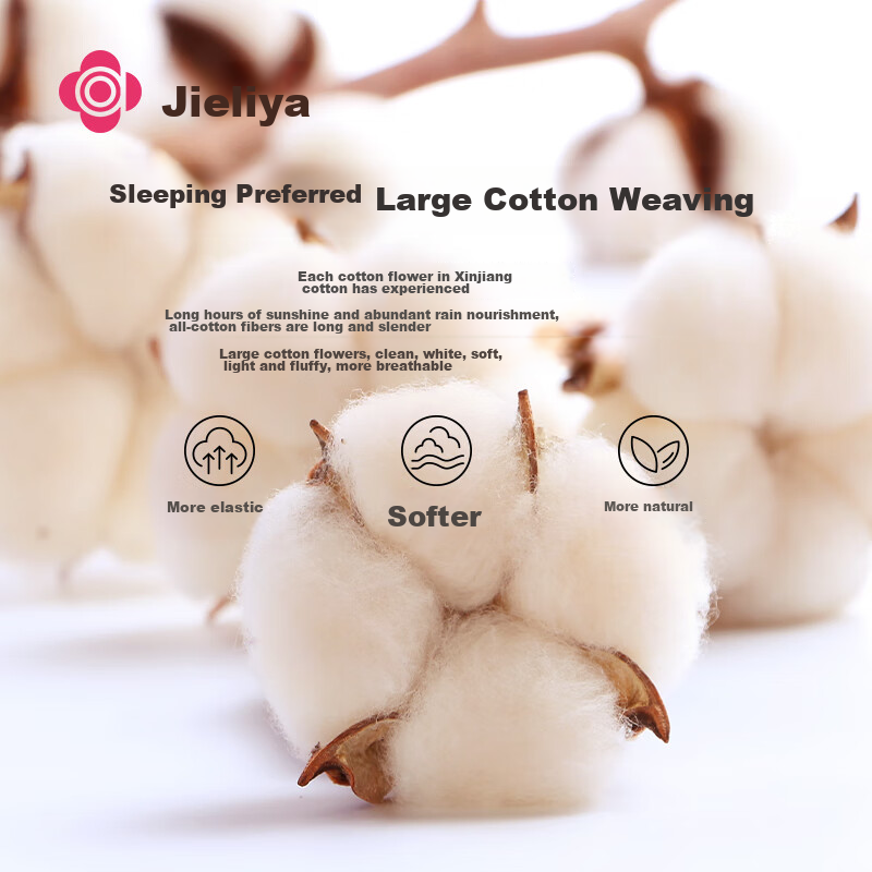 Grace A Class Fabric Xinjiang Long-staple Cotton Cotton Autumn and Winter Quilt Core 150*200cm 5kg Sea Blue